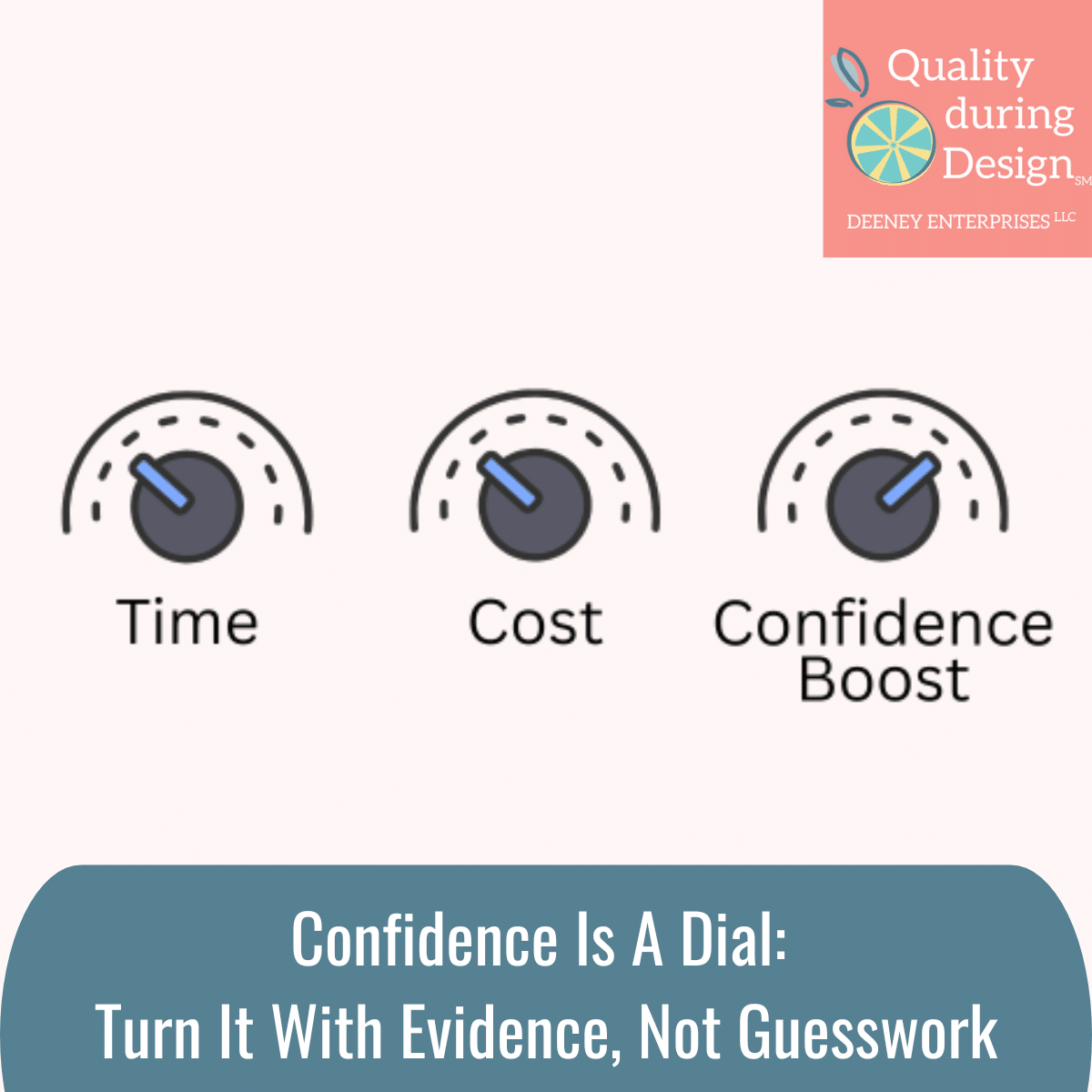 Confidence Is A Dial: Turn It With Evidence, Not Guesswork - Deeney ...